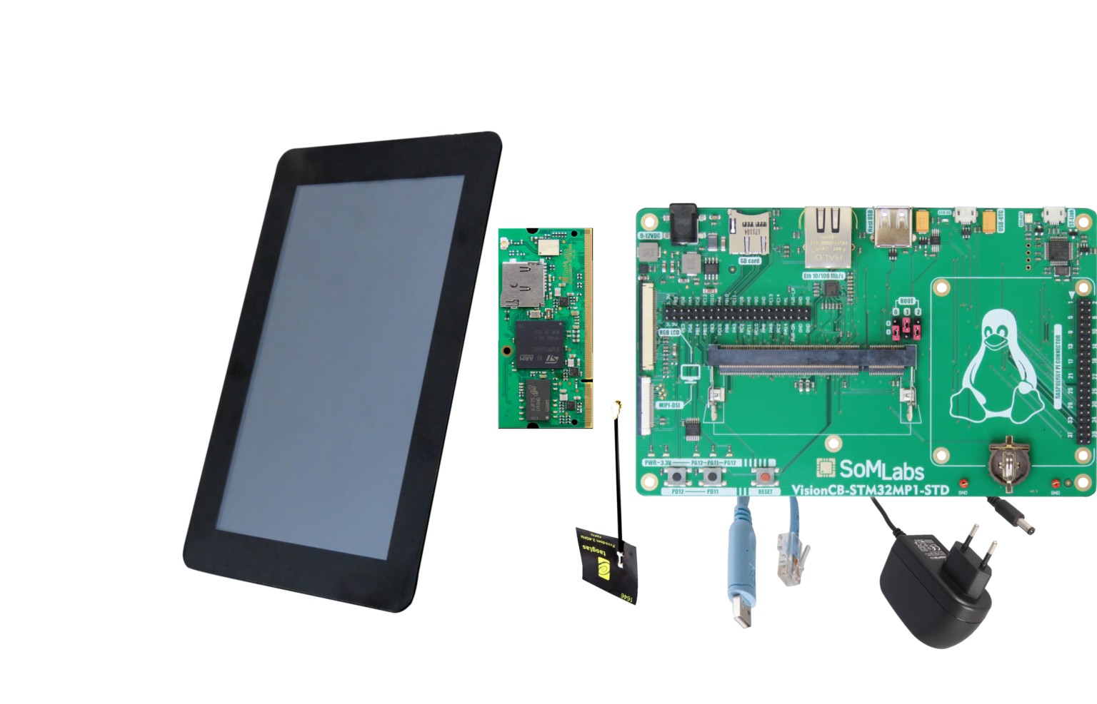 Visiondk Stm32mp1 Starter Kit For Stm32mp157 Somlabs 