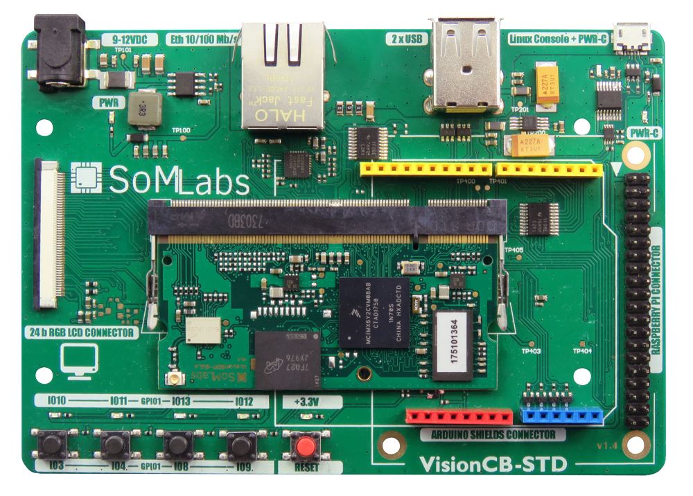 VisionCB-6ULL-STD For VisionSOM-6ULL - SoMLabs