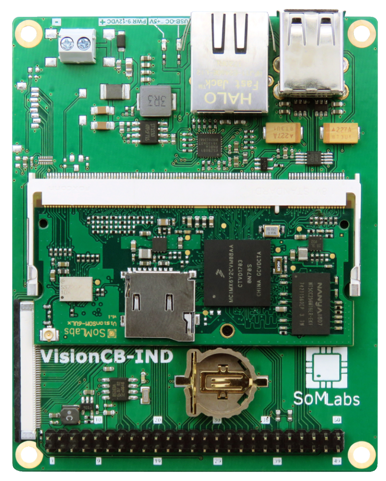 VisionCB-6ULL-IND For VisionSOM-6ULL - SoMLabs