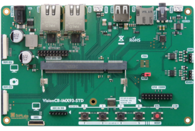 VisionCB-iMX93-STD carrier board for VisionSOM-iMX93