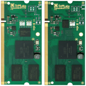 VisionSOM-RT1170 module based on NXP i.MX-RT107xdual core MCU