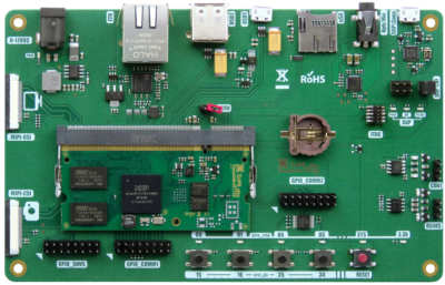 VisionCB-RT1176-STD For VisionSOM-RT1170 - carrier board from SoMLabs
